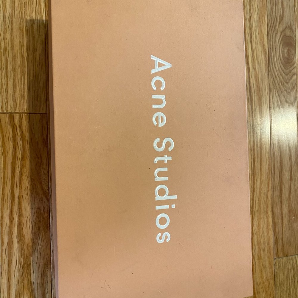 Acne Metallic Silver Adriana Sneaker Smiley-Face - Si… - Gem